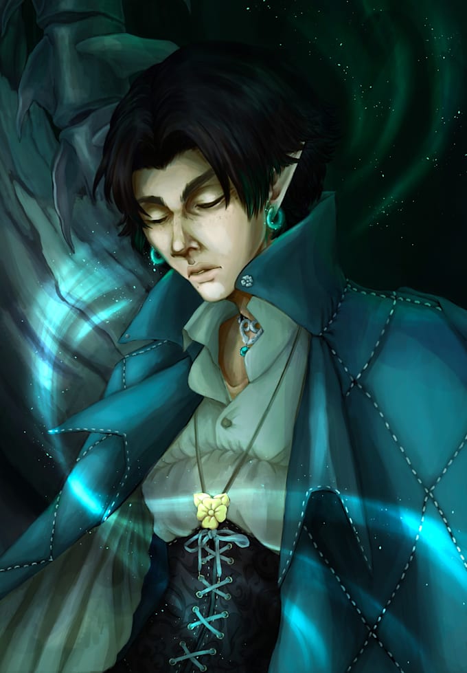 Create original custom digital illustrations by Fanntasia_arts | Fiverr