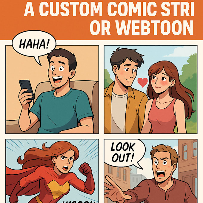 Create a custom comic strip or webtoon in your style by Daisyjenkins1 ...