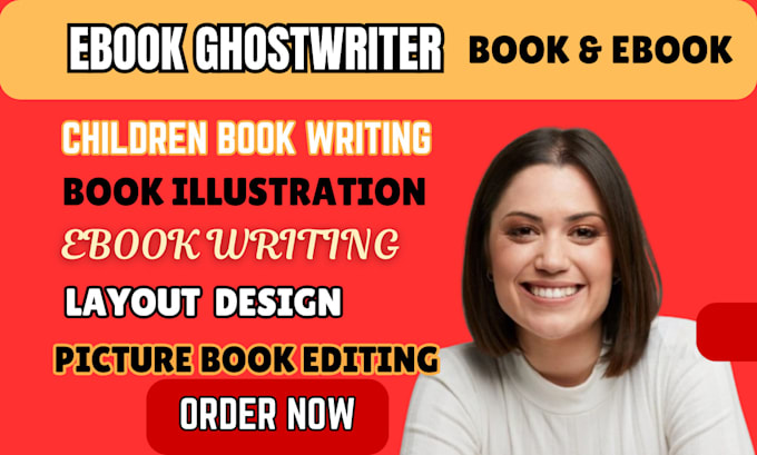 Write, ghostwrite children story book, edit kids book rhyming picture ...