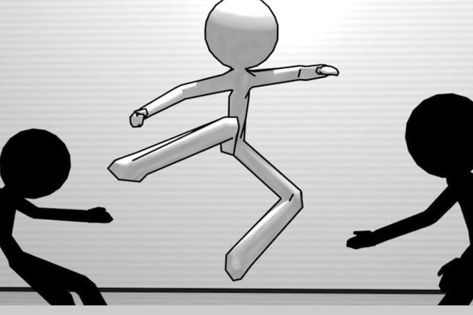 Create stick figure animation 2d fighting stick figure stick man ...