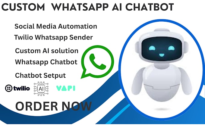 Setup whatsapp ai chatbot with dialogflow twilio, ai virtual assistance, gpt ai by Rakesh_apps ...