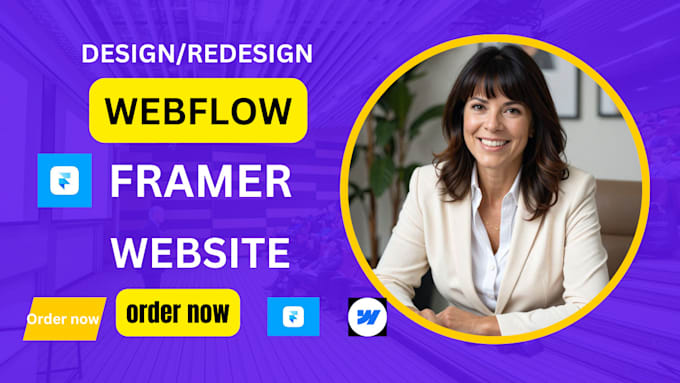 Design, redesign webflow website, figma to framer webflow, framer ...