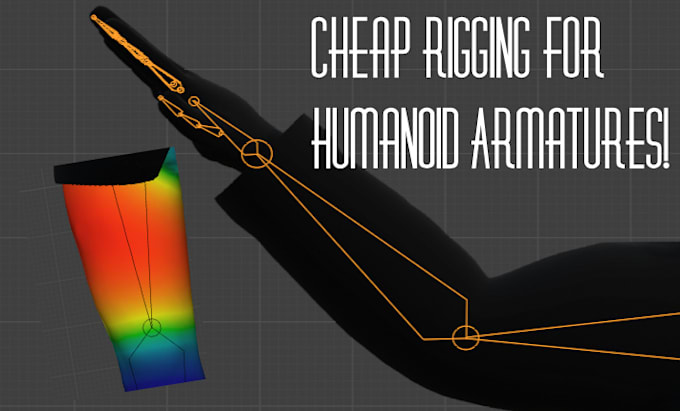 Rig your mesh to an armature by Pstrickster | Fiverr