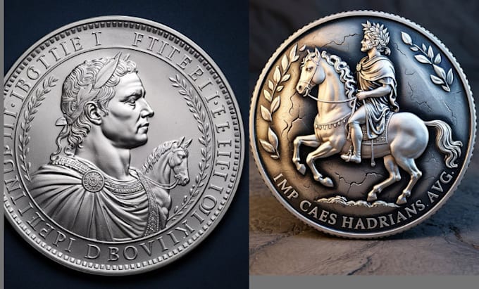 Convert image into a 3d stl bas relief for cnc 3d coin model 3d ...