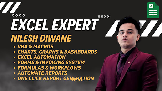 Automate Excel Dashboards Reports And Workflow Using Vba By Nileshdiwane Fiverr