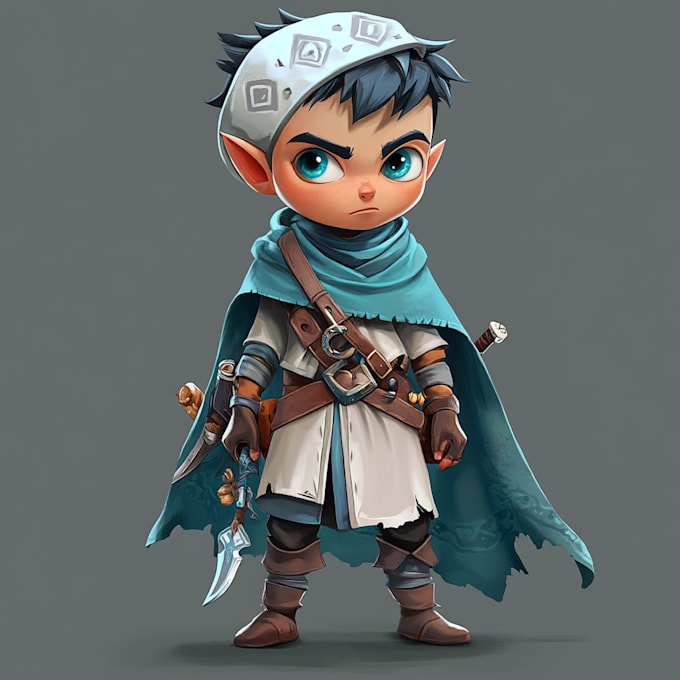 Make dnd character art, 2d game character art by Sachine26 | Fiverr