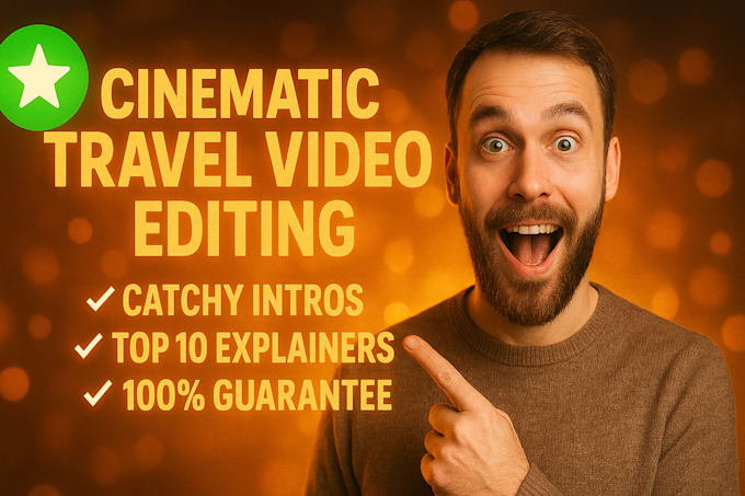 Cinematic travel video editing, catchy intros and top 10 explainer by Arshman_98 | Fiverr