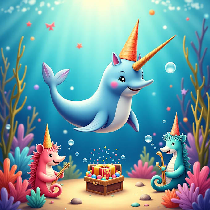 Illustrate an exiting children story book illustration by Amanofgod ...