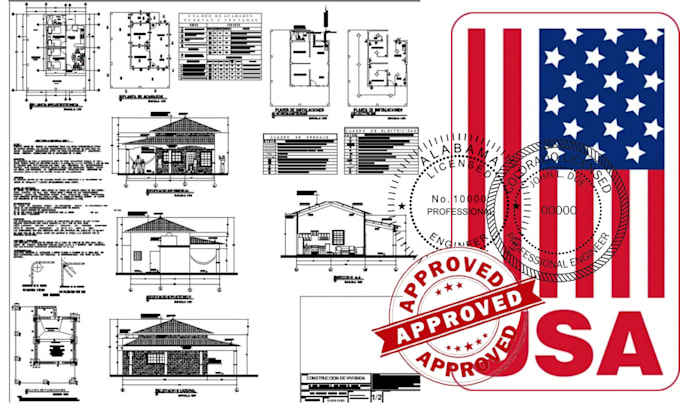 Be license texas architect stamp structural elevation florida mep ...
