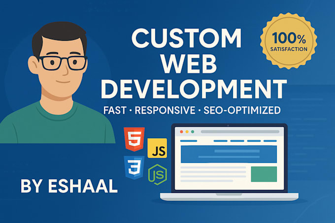 Develop a website with html, css and javascript by Codecodeeshaal | Fiverr