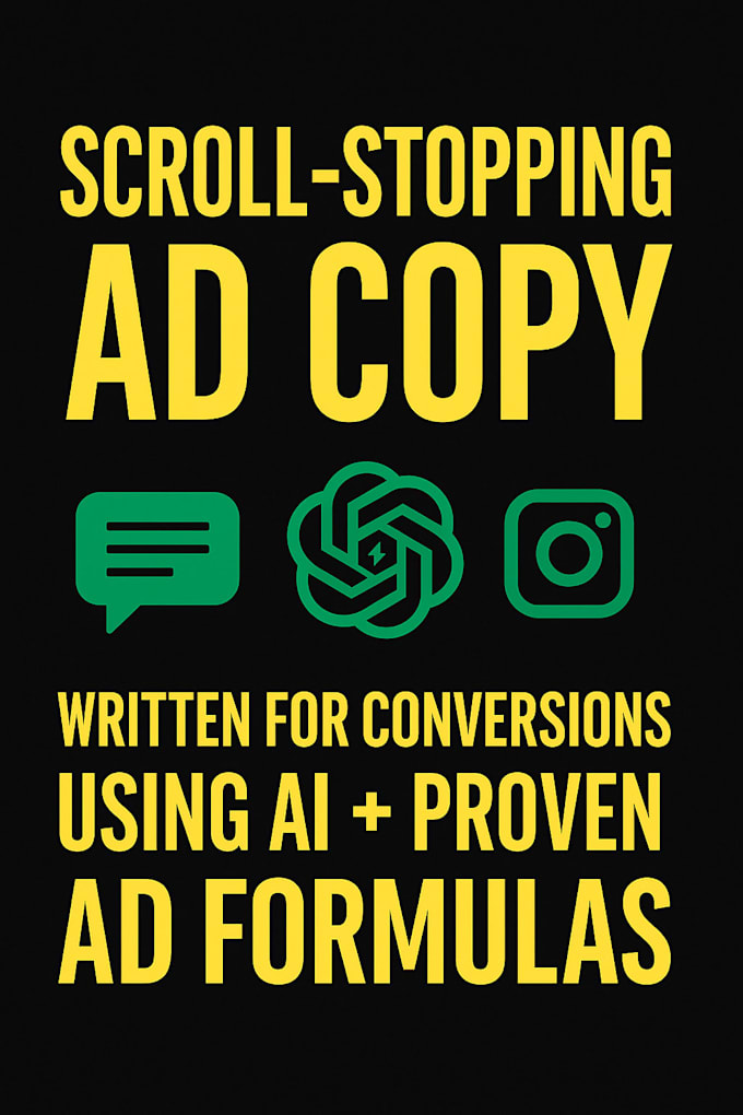 Write ad copy for facebook and instagram using ai by Milos_mirkovic | Fiverr