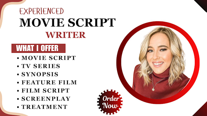 Do movie script writing screenplay screenwriting tv series feature film script by Teresa_lewis1 ...