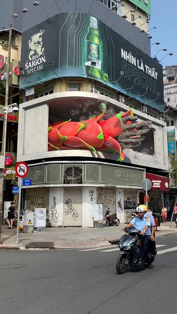 Create 3d anamorphic illusion for led screen 3d billboard animation cgi ...