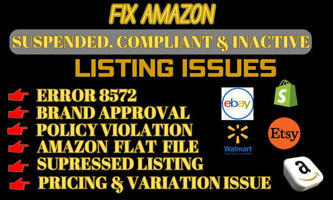 Help you fix amazon fba errors hazmat flags and compliance issue listing error by Johnmiic | Fiverr
