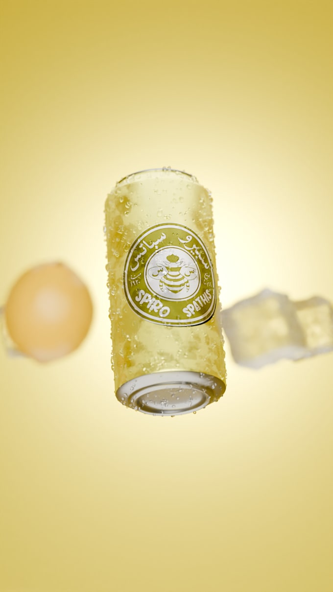Do 3d beverage animation, 3d soda animation, 3d bottle design, 3d can ...