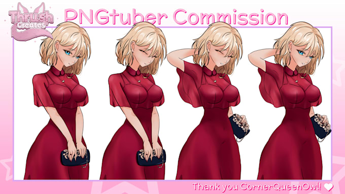 Create four stream ready pngtuber images by Thrushcreates | Fiverr
