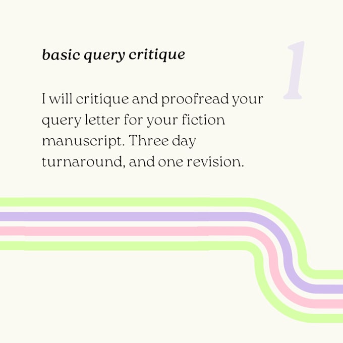 Critique your query letter, synopsis, and opening pages by Mcmcdono ...