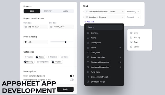 Fix appsheet mobile app google app sheet script appsheet dashboard crm developer by Lucasappdev ...