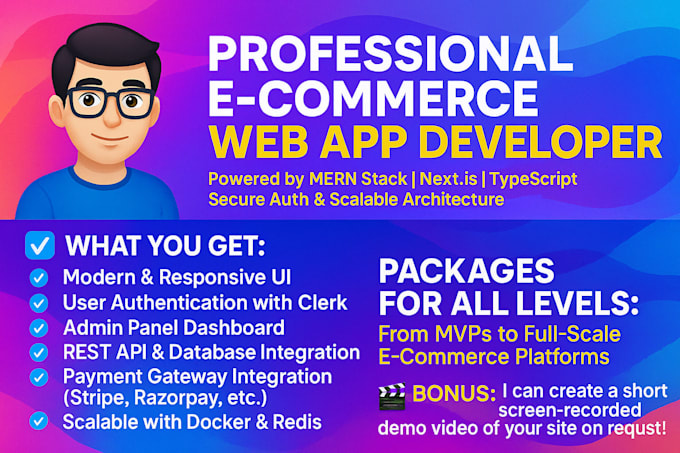 Develop full stack ecommerce app with dashboard by Akemnoor_singh | Fiverr