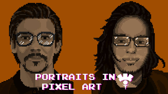 Turn you into a custom pixel art character by Melcaia | Fiverr