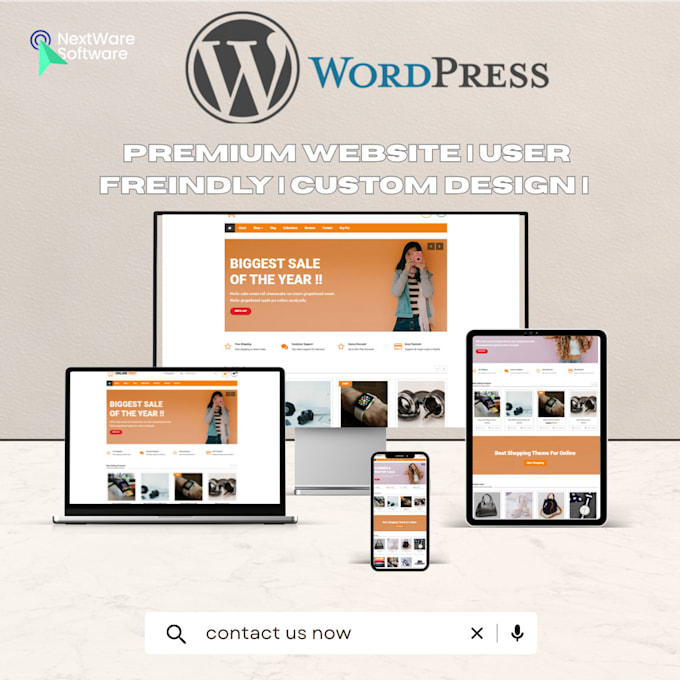 Design clean, and modern wordpress site, wordpress developer by ...