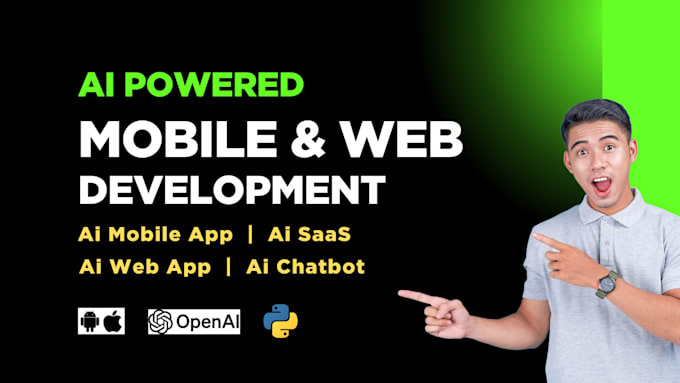 Develop chatgpt ai app, ai saas, ai chatbot, web app, or llm based ...