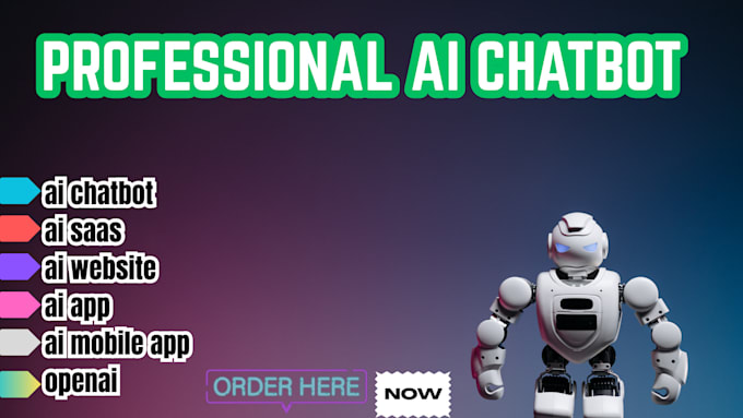 Build expert ai chatbot, ai chatgpt, ai saas, ai website bot, manychat, openai by Efficacy_bot ...