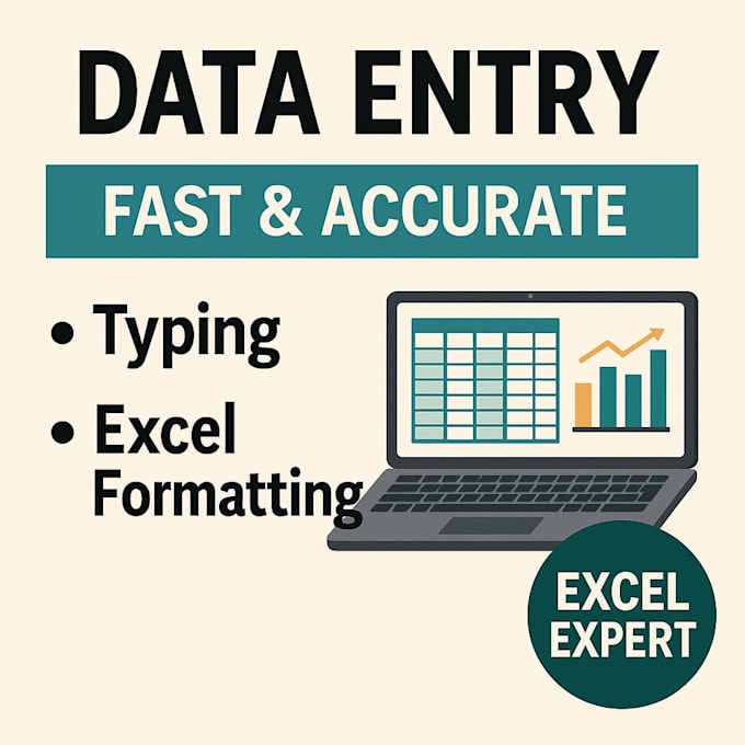 Accurate data entry, typing, and excel data formatting by Jmb186 | Fiverr