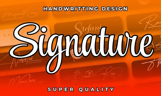 Design luxury signature, scripted, cursive, handwritten business logo ...