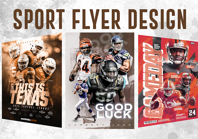 Design an eye catching sport flyer, banner, poster sport graphics by ...