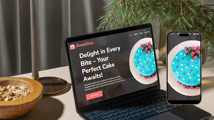 Bakery ecommerce store cake website desert store pastries store bakery ...