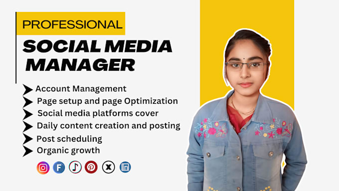 Be your social media marketing manager and content creator by Sonali_smm_ | Fiverr