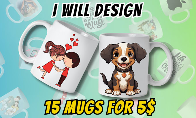 Create custom eye catching coffee mug design by Ar_createz | Fiverr