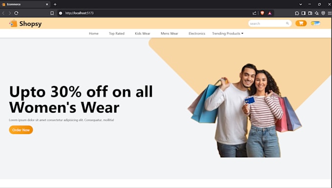 Create a modern responsive react web landing page for your business by Rahul_rana_0 | Fiverr