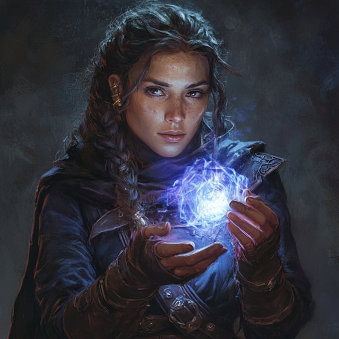 Make an amazing dnd fantasy character art, game character by Unekjings ...