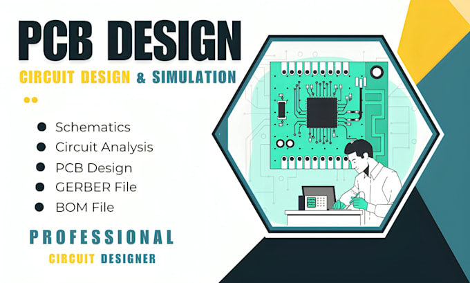 Design pcb layout and circuit schematic using easyeda and proteus by Daine_webpro | Fiverr