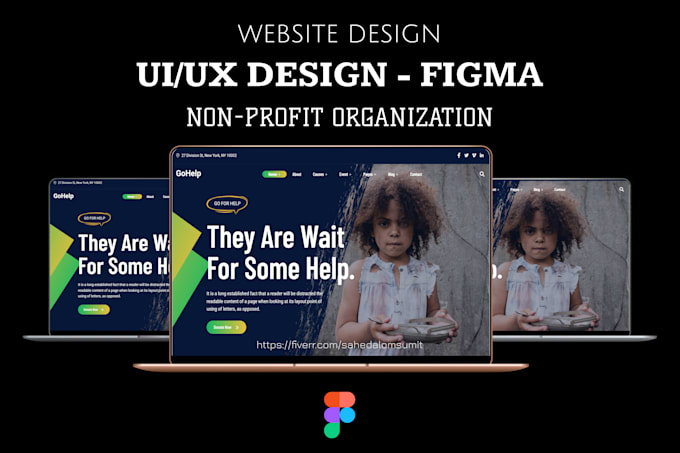 Do ui ux design for nonprofit organization website by Sahedalomsumit ...