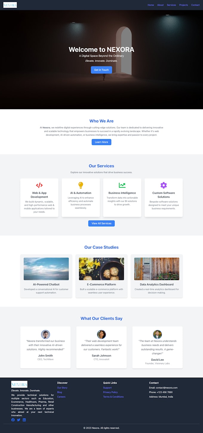 Create responsive website using html, css, javascript, mern by Kshamita | Fiverr