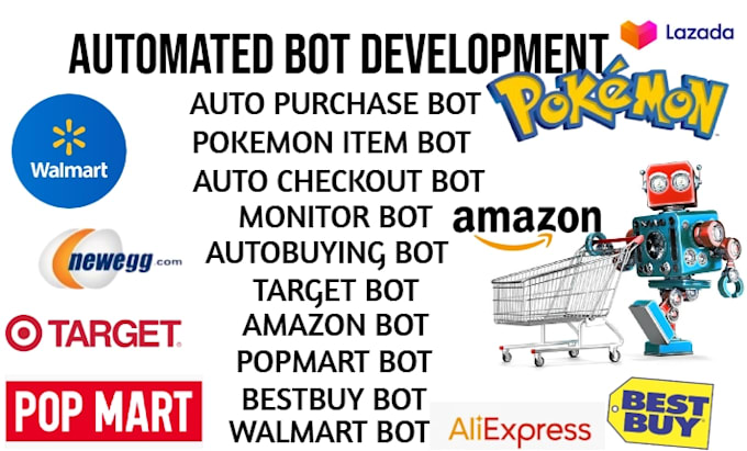 Do popmart bot autobuying bot auto purchase bot auto checkout bot pokemon bot by Davidmullar09 ...