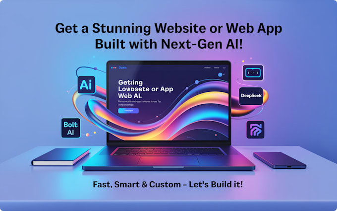 Build website web application with bolt new ai, lovable dev ai , deepseek figma by Davidjohn500 ...