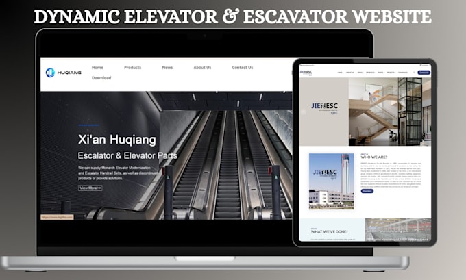 Design dynamic elevator installation website elevator and escalator website by Layuswebexpert ...