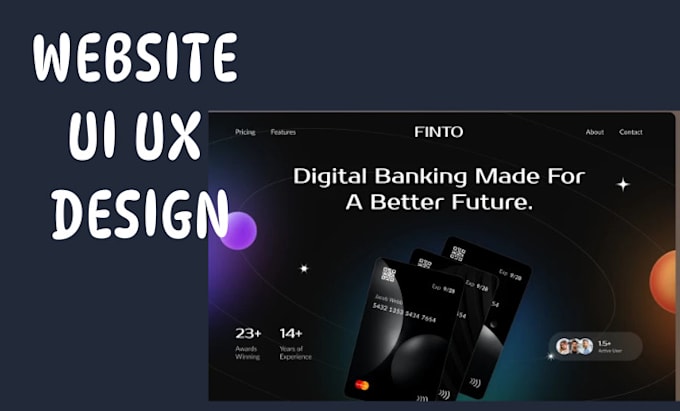 Do website ui ux design, web ui, landing page ui ux design in figma 1day by Hatrickyimm | Fiverr