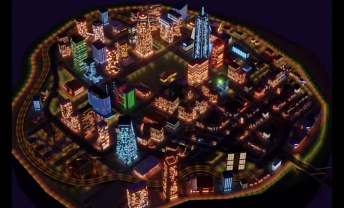 Create custom 3d fantasy world map board game level design by Salih ...