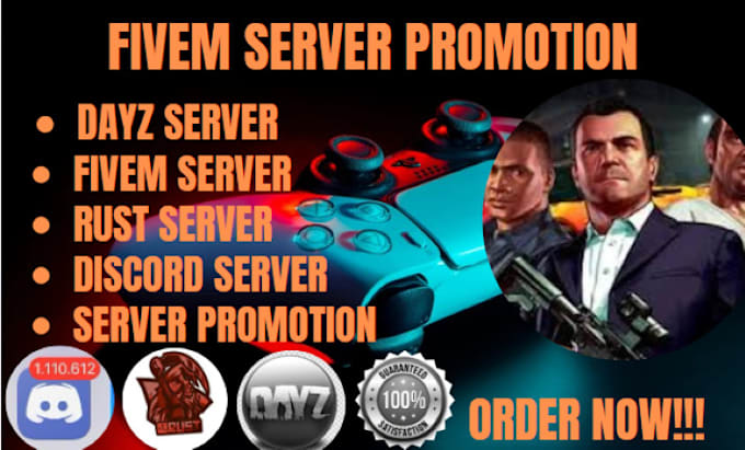 Do superfast fivem server promotion, game server, rust server promotion ...