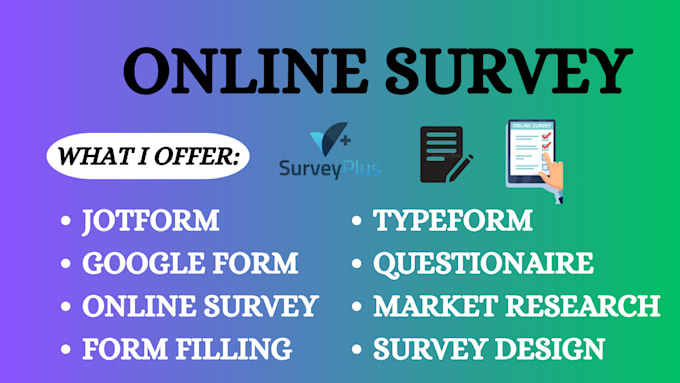 Create online survey form quiz survey using jotform google form by ...