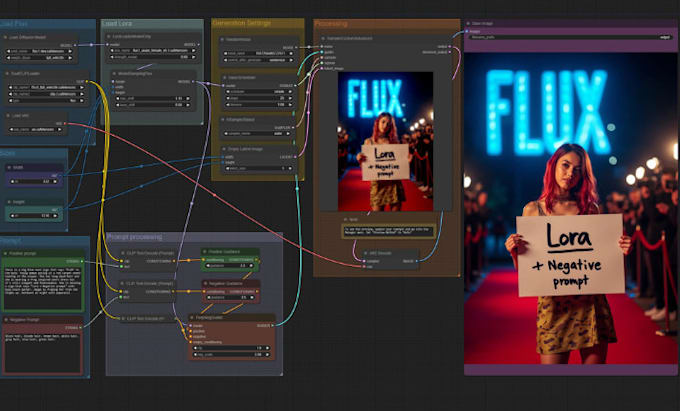 Train lora in flux with comfyui workflow by Timothy_seunn | Fiverr