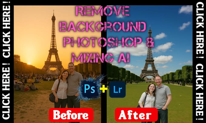 Do background ,object ,removing ,replacement with photoshop ,lightroom ,ai by Dilusha_editz | Fiverr