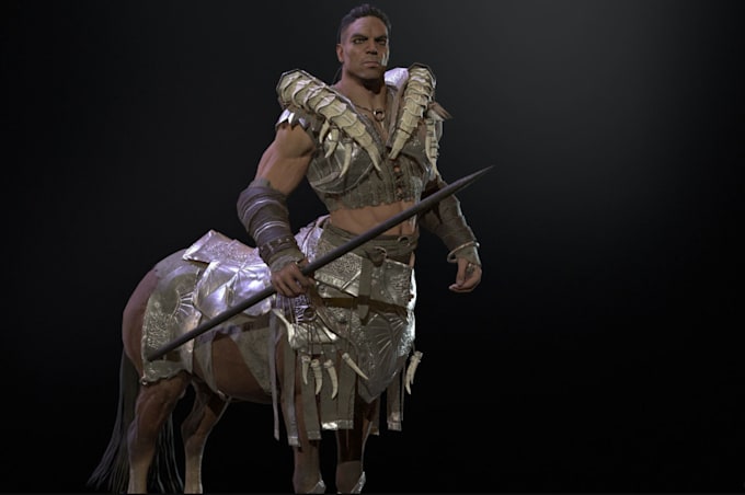 High poly ue5 creature character,3d lowpoly humanoid model,glb,vrml ...