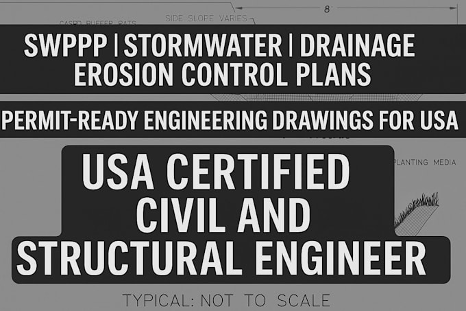 Pe stamped drainage, stormwater, and erosion control plans swppp for us ...