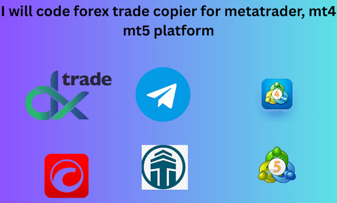 Code trade copier from telegram to mt4, mt5, signal copier, telegram ...